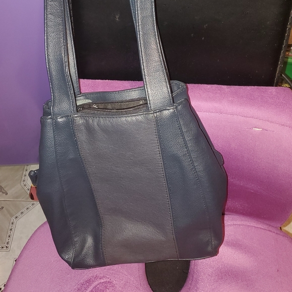 Laura Scott | Bags | Laura Scott Double Strap Leather Bag | Poshmark